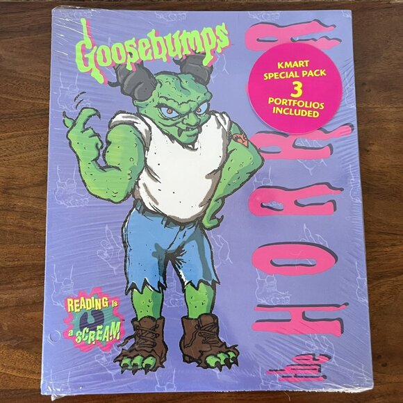 Goosebumps | Office | Sealed Vintage 3pack Goosebumps Pocket Folders Rl ...